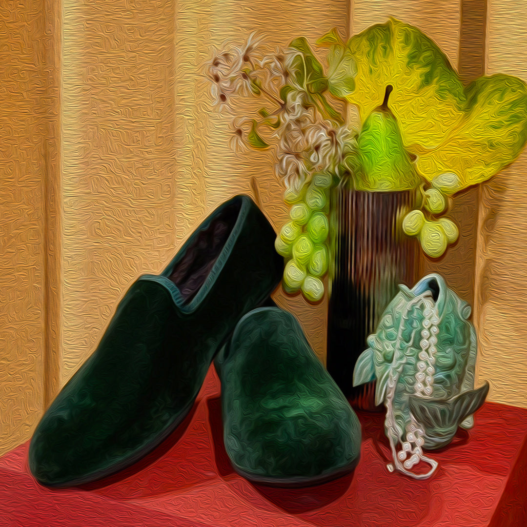 Gröna Sammetsloafers Herr - GREEN WHISPER Loafer | Hums